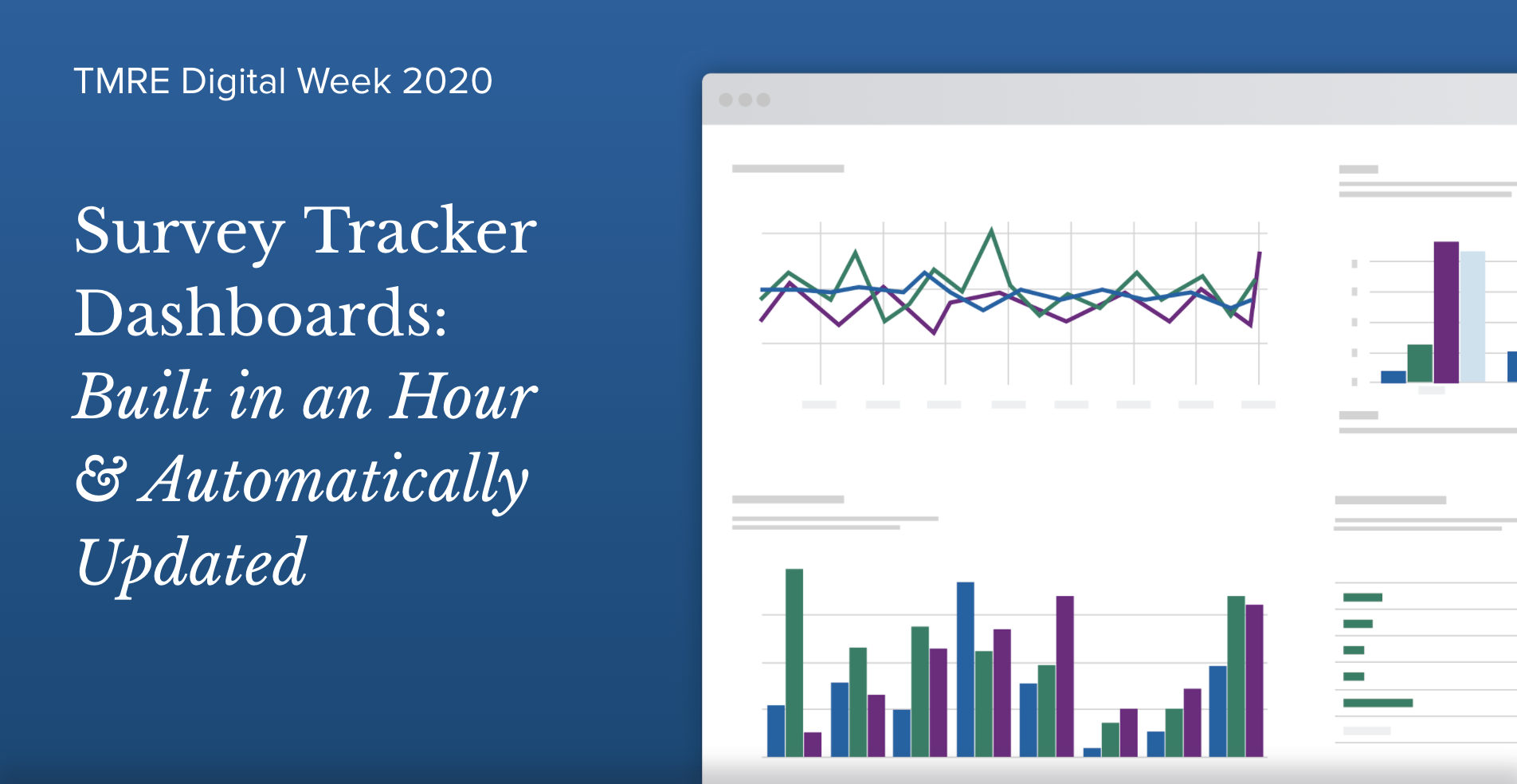Webinar Recording | Survey Tracker Dashboards: Built in an Hour ...